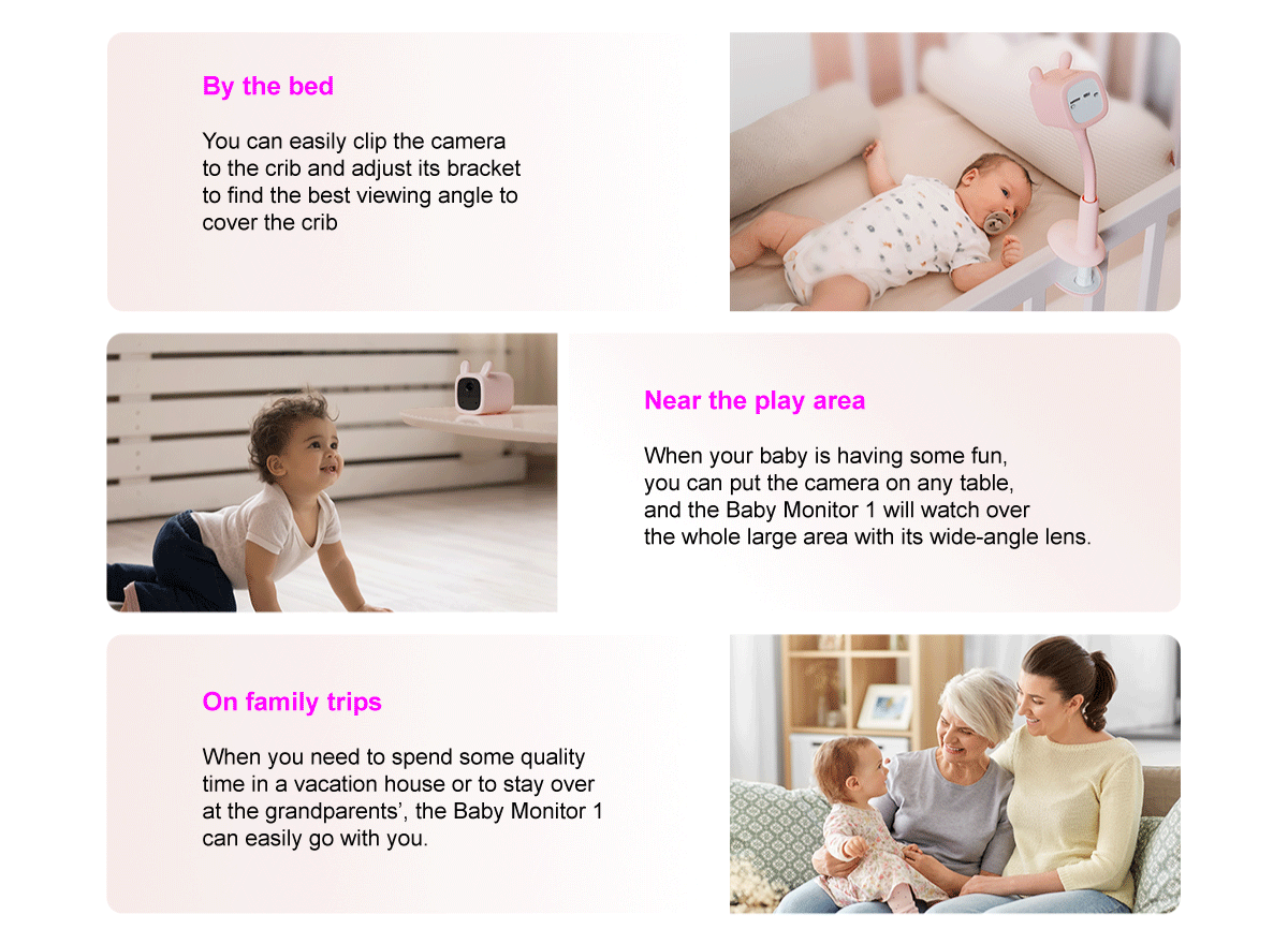 EZVIZ BM1 Battery-Powered Baby Monitor - Stemar Shop