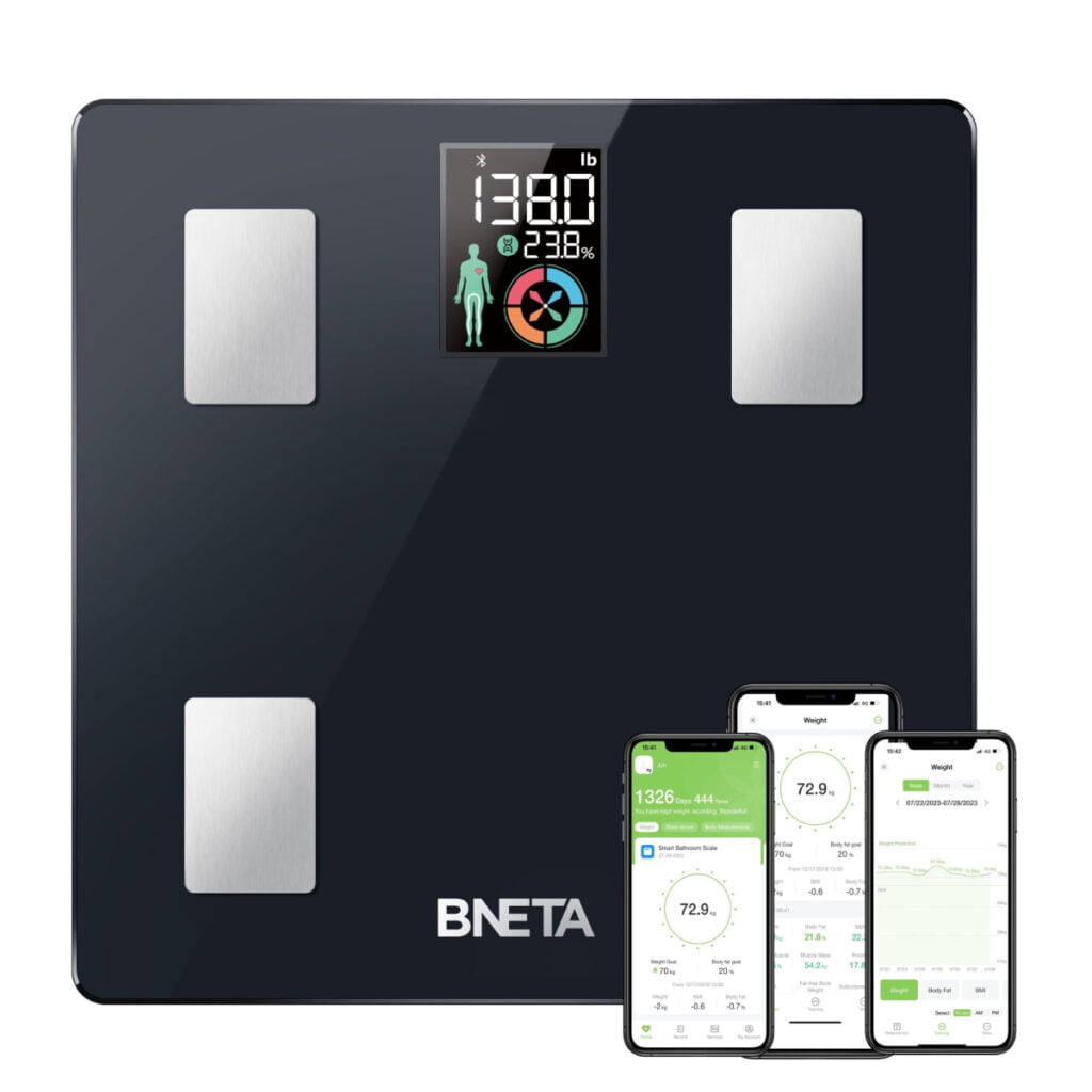 BNETA Colour LCD Smart Body Scale CS20M - Stemar Shop